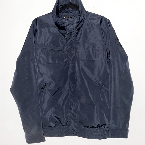 Noize | Jackets & Coats | Noize Full Zip Up Windbreaker Jacket Navy ...
